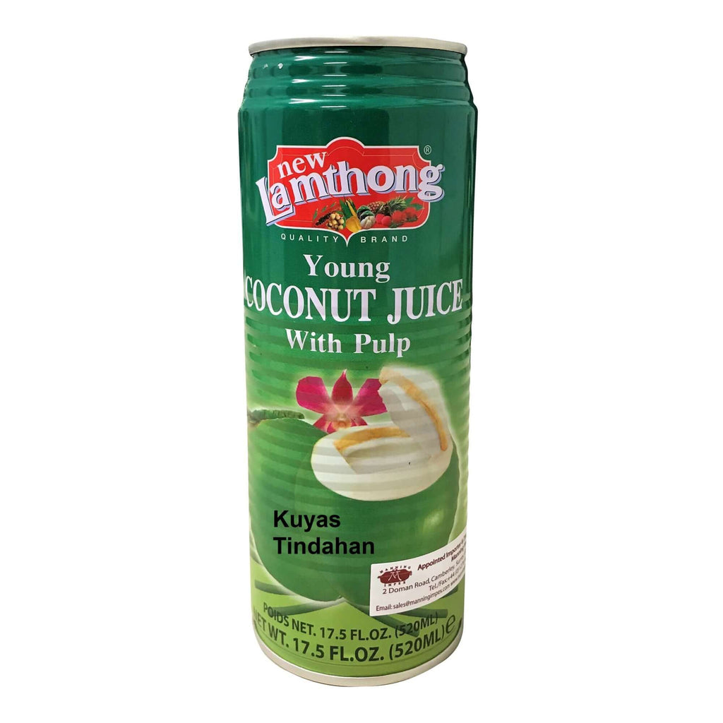 New Lamthong Young Coconut Juice with Pulp | Muay Supermarket