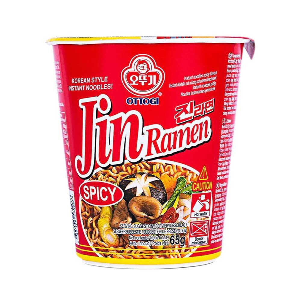 Ottogi – Jin Ramyun Hot Cup Noodle 65g | Muay Supermarket – Muay ...